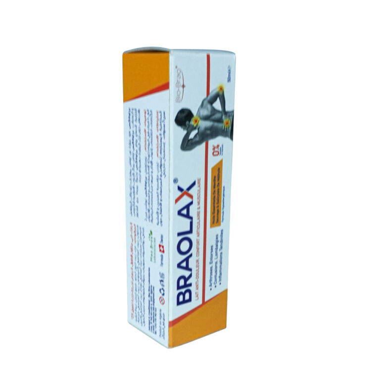 BRAOLAX Lait Anti Douleurs Musculaires Et Articulaires 50ml – IMID ...
